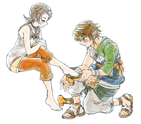 Link And Ilia The Legend Of Zelda And More Drawn By Yo Mo Danbooru