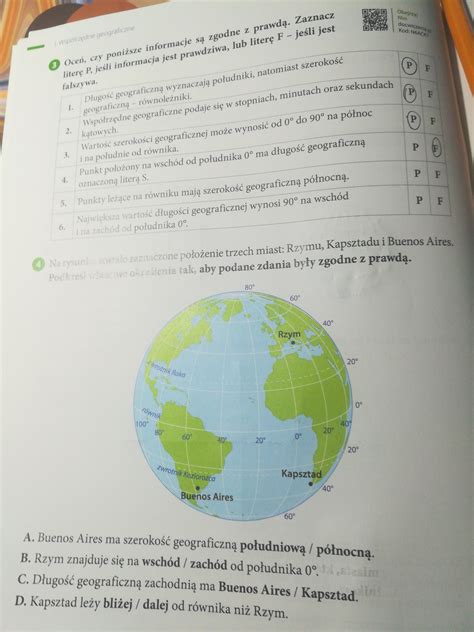 Zadanie 3 i 4 strona 6 geografia klasa 6 Planeta Nowa Proszę o szybką