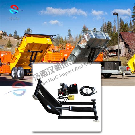 High Quality Dump Truck Hydraulic Scissor Hoist Lift Kit With Load 1 To