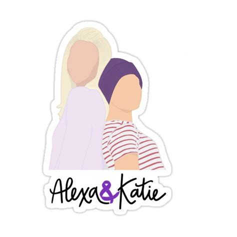 Alexa And Katie Logo Design Sticker For Sale By Shreya Somani