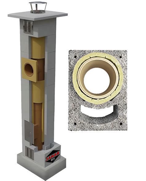 Komin Systemowy Ocieplony System Kominowy Ceramiczny UNIWERSAL KW 6M