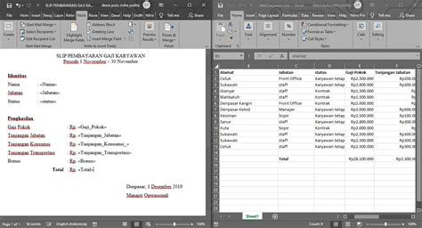 Mail Merge Microsoft Office Tutorial Cara Menggunakan Dan Membuat