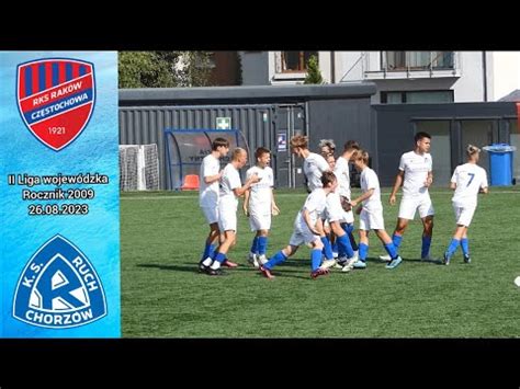 RKS RAKÓW CZĘSTOCHOWA vs AP RUCH CHORZÓW rocznik 2009 YouTube