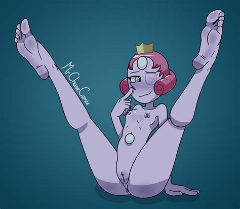 Rule 34 Barefoot Blush Cartoon Network Crown Feet Feet Up Gem Species Gem Fusion Legs Up