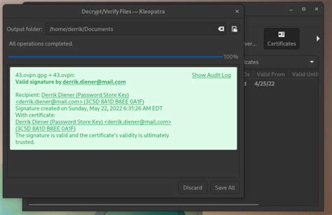 Encrypt Files On Linux The Easy Way With Kleopatra Addictive Tips Guide
