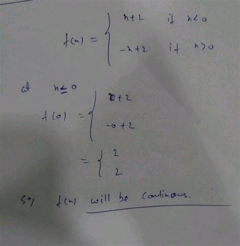 discuss the continuity of the function f defined by f x 1x x ≠ 0