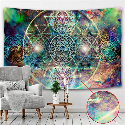 Naked Couple Abstract Wall Art Home Decor Psychedelic Mandala