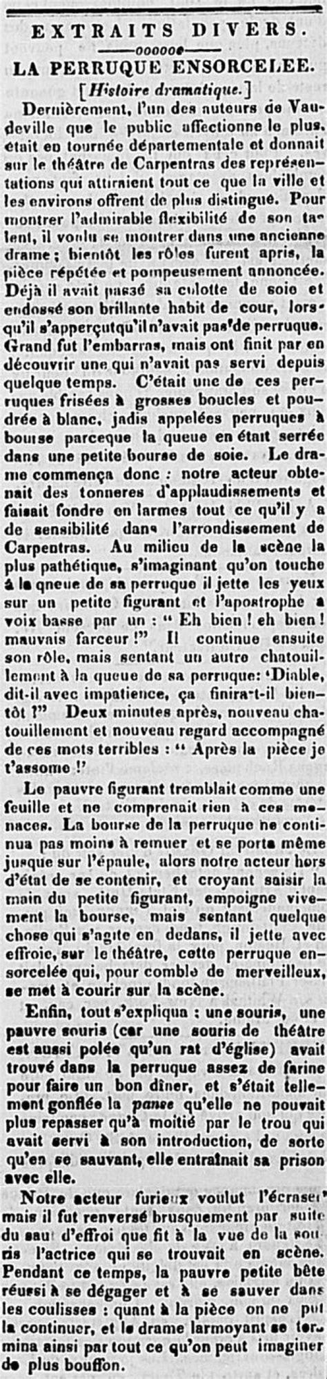 Les Clapotis D Un Yoyo Ii Une Histoire De Perruque