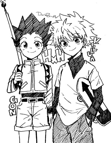 Desenhos De Killua Zoldyck Para Colorir E Imprimir Pintar Gr Tis Online