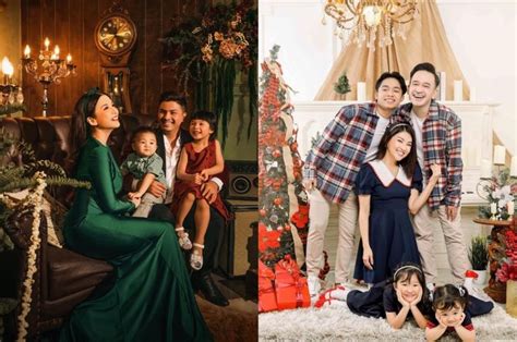 5 Gaya Kompak Artis Indonesia Saat Rayakan Natal Dengan Keluarga Parapuan