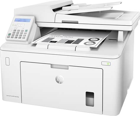 Best Buy HP LaserJet Pro MFP M227fdn Black And White All In One Laser