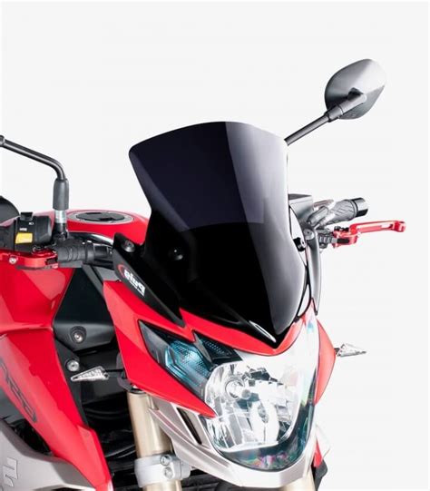 Suzuki GSR750 Puig Naked New Generation Sport Black Windshield 5646N