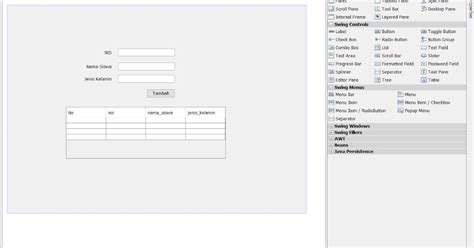 Cara Menginput Data Dalam Database Menggunakan Netbeans