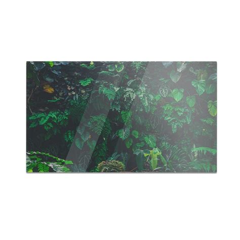 Szklana deska kuchenna HOMEPRINT Ściana tropikalna 60x52 cm HOMEPRINT