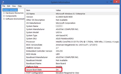 Cómo activar el modo UEFI y Secure Boot en Windows 8