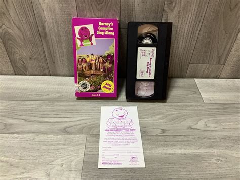 Barney Barneys Campfire Sing Along Vhs Grelly Usa