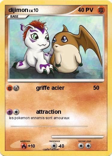 Pok Mon Dijimon Griffe Acier Ma Carte Pok Mon