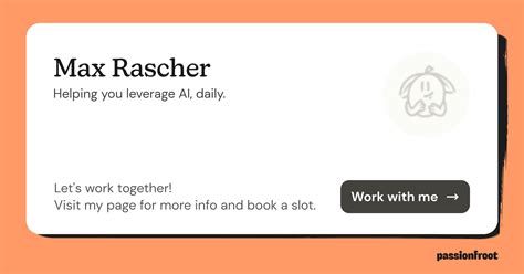 Max Rascher Passionfroot