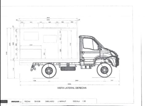 Planos Ficha técnica Venta Iveco Daily 4x4