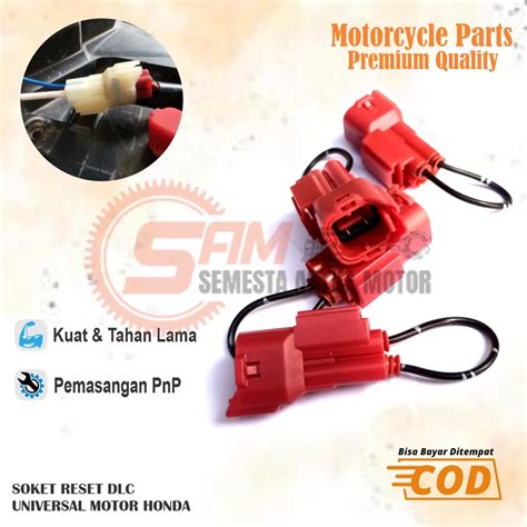Jual Soket Kabel Reset DLC SCS Honda Beat Vario Fi Connector Riset
