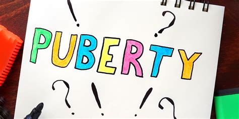 Stages Of Puberty Tanner Stages Of Puberty In Females Males RIO Pads