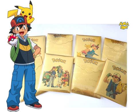 Sobre De Cartas Pokemon Gold Doradas Oro Takara Tomy Alola Shop