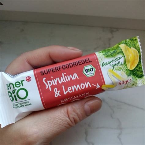EnerBio Spirulina Lemon Riegel Review Abillion