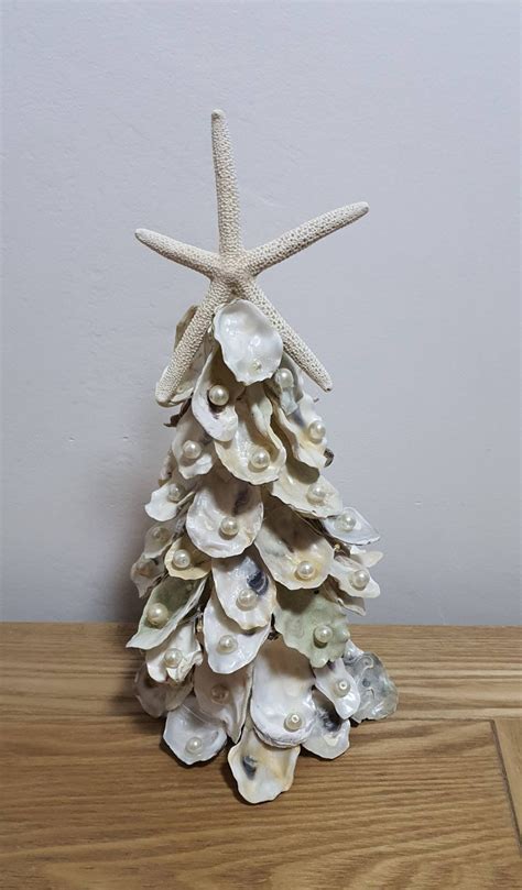 Whitstable Oyster Shell Tree Lightup Shell Tree Christmas Etsy