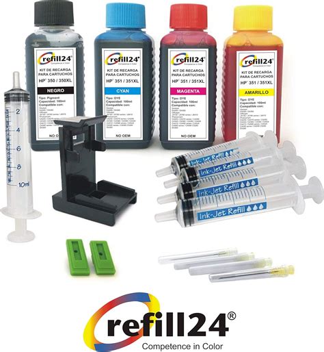 Kit De Recarga Para Cartuchos De Tinta Hp Xl Xl