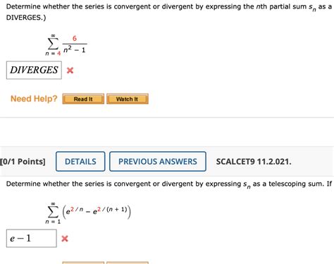 solved determine whether the series is convergent or
