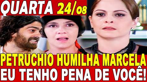 O Cravo e a Rosa Capítulo de Hoje 24 08 QUARTA Resumo Completo da