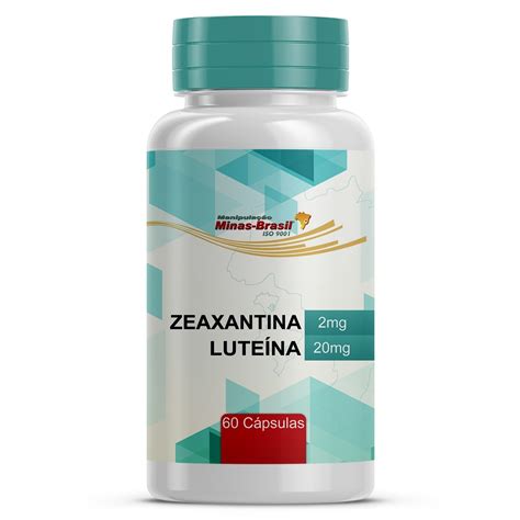 Comprar Zeaxantina 2Mg Luteína 20Mg 60 Cápsulas Drogaria