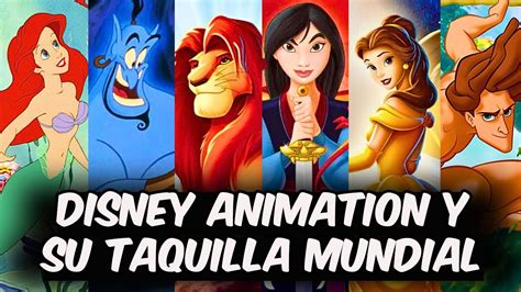 La Evolución de Disney Animation en la Taquilla Mundial II El