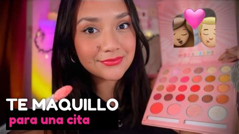 TE MAQUILLO PARA TU CITA ASMR EN ESPAÑOL roleplay Maria DL ASMR