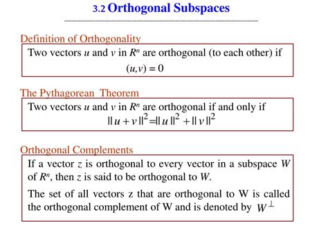 ppt math 415 linear algebra chapter 5 the orthogonality and least squares powerpoint