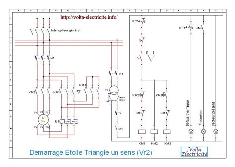 Schema Electrique Couplage Etoile Triangle