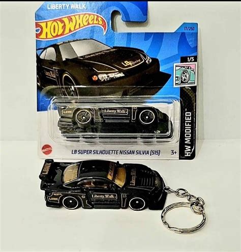 Lb Super Silhouette Nissan Silvia S Black Hotwheels Keyring Etsy