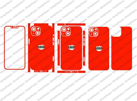 IPhone 13 Skin Cut Template File For Vinyl Cutting Vector Template