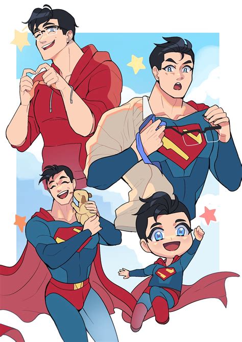 Superman And Clark Kent Dc Comics And More Drawn By Suki