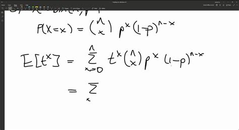 solved with reference to exercise 5 12 find the factorial moment generating function of a