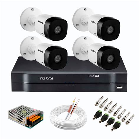 Kit C Meras De Seguran A Full Hd P Vhd B G Dvr Intelbras