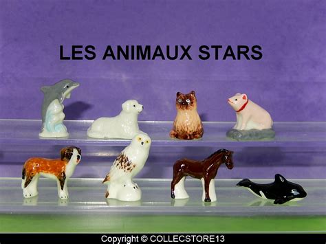 Serie Complete De Feves Les Animaux Stars Cochons Chats Chiens