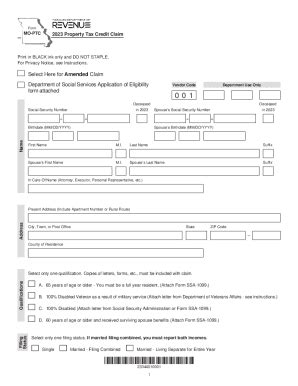 2023 Form MO DoR MO PTS Fill Online Printable Fillable Blank PdfFiller