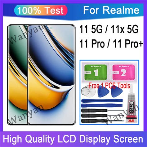 Original Realme 11 5G 11x 5G 11 Pro 5G 11 Pro Plus 5G LCD Display Touch