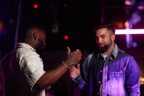 Photo Exclusif Tayc Et Kendji Girac Backstage De L Enregistrement