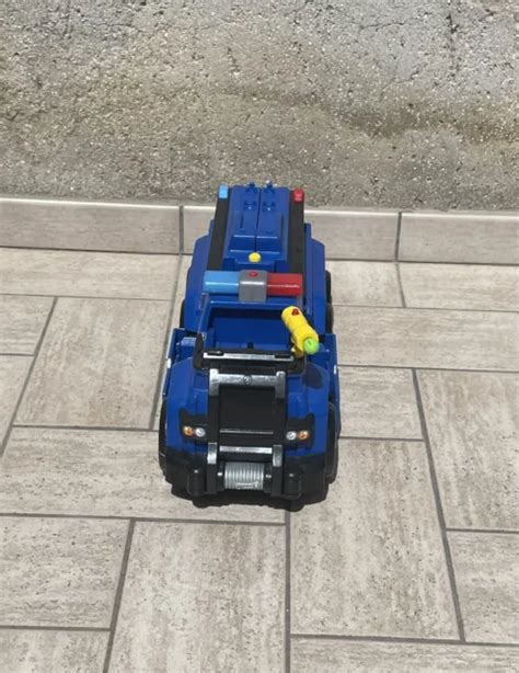 CAMION POLIZIA PAW Patrol Con Elicottero E Due Moto Con Luci E Suoni