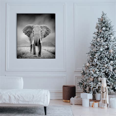 Quadro Decorativo Elefante Comprar Em Moldecor
