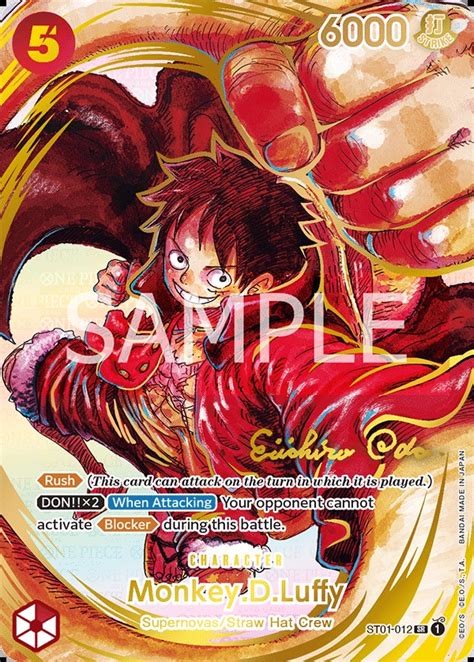 ST01 012 P3 Monkey D Luffy One Piece Card Game Card OnePiece Gg