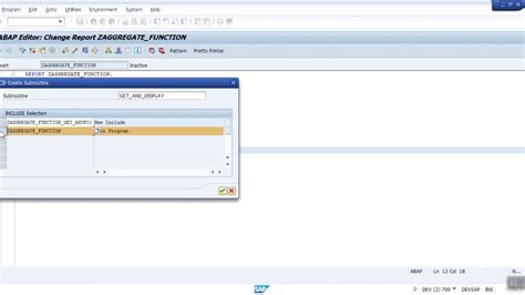 sap abap new abap syntax aggregate function real time scenario youtube