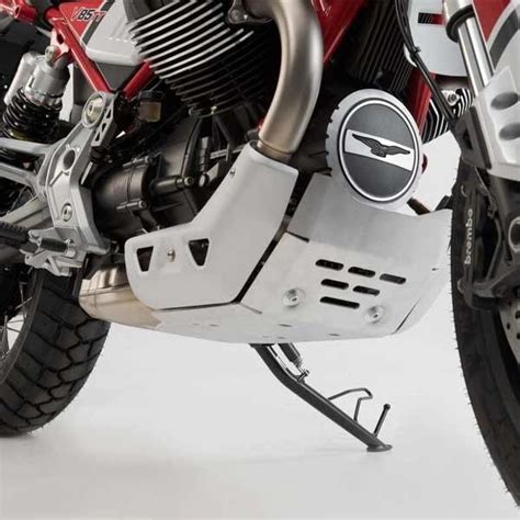 Sabot Moteur Sw Motech Argent Moto Guzzi V85 TT 19